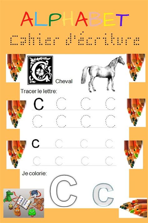 Buy Alphabet Cahier D Criture Apprendre Tracer Les Lettres Cahier D