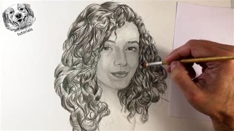 How To Draw Curly Hair Realistic With Pencil