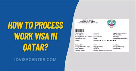 How To Process Working Visa In Qatar Apply For Work Permit