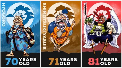 One Piece Characters Age Comparison Wano Arc YouTube