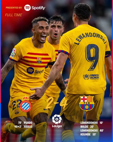 FC Barcelona On Twitter FULL TIME FC