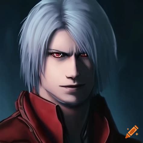 Anime Style Dante From Devil May Cry On Craiyon