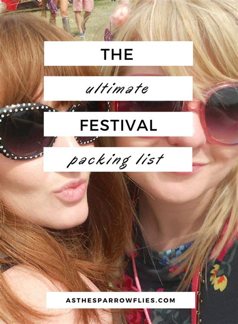 How To Survive Music Festivals Your Ultimate Festival Packing List