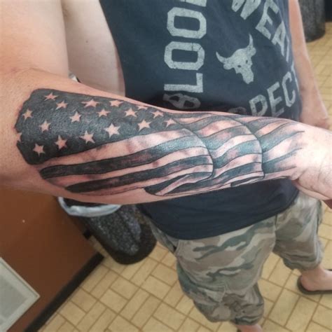 Discover Half Sleeve American Flag Forearm Tattoo In Coedo Vn