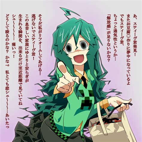 Creeper Minecraft Drawn By Saran Wrap Sf Seijin Danbooru