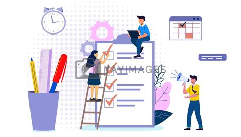 Check List With Done Mard Successful Completion Of Business Tasks By