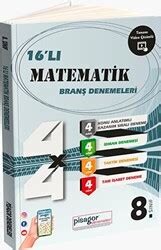 8 Sınıf Pisagor 16 lı Matematik Branş Denemeleri Satın Al İstanbul