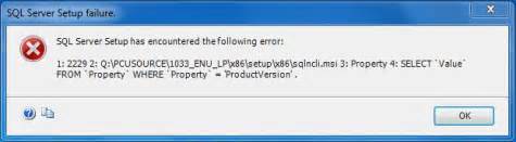 Unable To Install SQL Server 2012 Server Fault