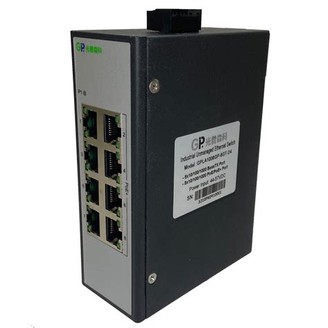GPLA1008G 8 Port Gigabit Layer 2 Unmanaged Industrial Ethernet Switch