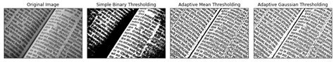 what is adaptive thresholding in opencv
