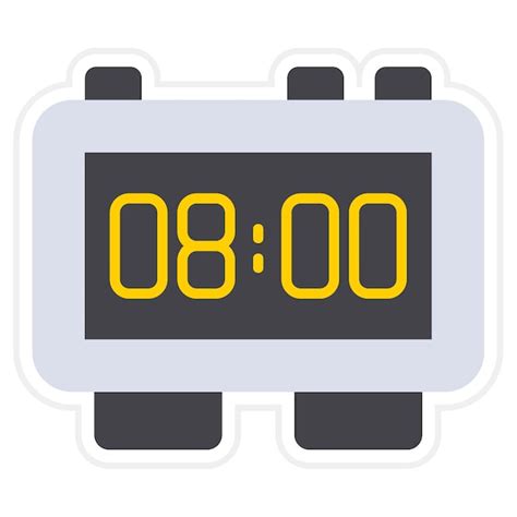Icono De La Alarma Vector Premium