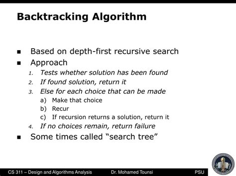 ppt backtracking powerpoint presentation free download id 202270