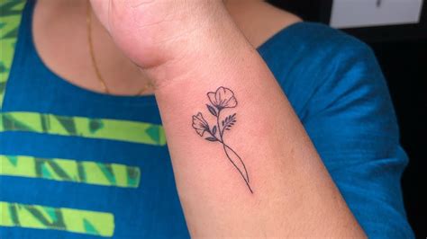 Flower Tattoos Small Wrist Best Flower Site
