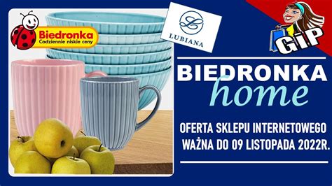 BIEDRONKA Oferta Online do 09 11 2022 Zastawa Stołowa Lubiana YouTube
