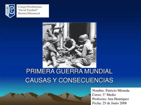 Causas Y Consecuencias Primera Guerra Mundial Vrogue Co