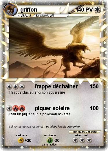 Pok Mon Griffon Frappe D Chainer Ma Carte Pok Mon