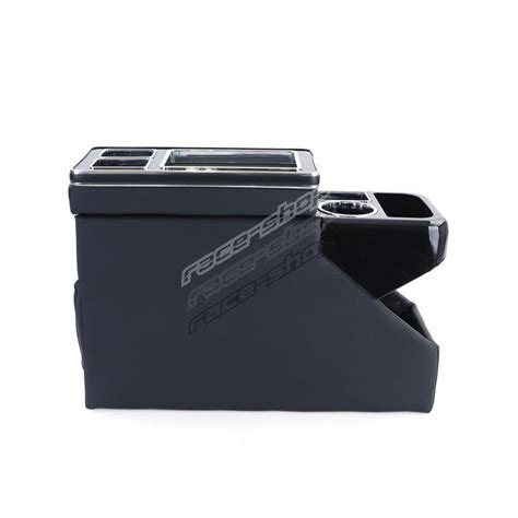 Center Console With Storage Compartment Black Gloss Leather For VW Bus
