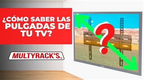 CÓMO saber las PULGADAS de mi TV Simple y Rápido YouTube