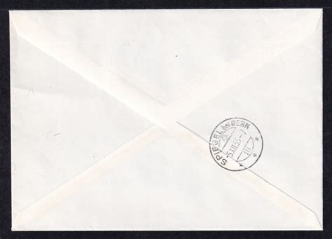 Schweiz Tag Der Briefmarke 1955 Basel Portogerechter R Brief