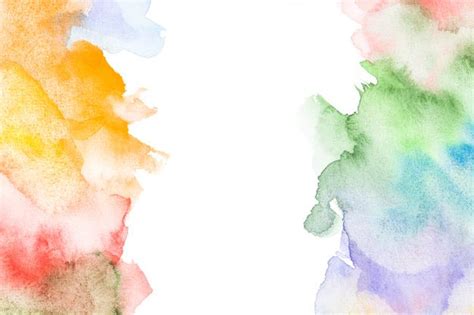 Sfondo Acquerello Con Macchie Colorate Foto Premium Watercolor