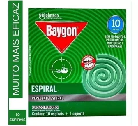 Repelente Baygon Espiral Kit Caixas Espirais Mercadolivre