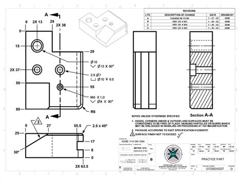 GD T Level 1 Introduction To Mechanical Drawings GD T