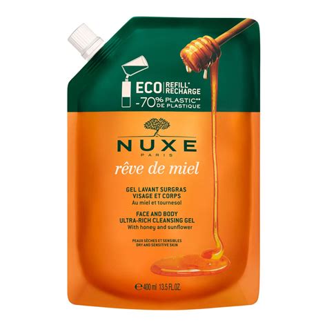 Rêve de Miel Refill Ultra Rich Cleansing Gel 400 ml NUXE