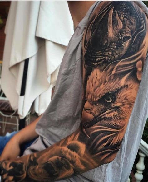 Eagle Tattoo Sleeve