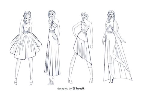 Croqui De Moda Imagens Download Grátis no Freepik