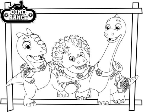 Connecting Dots Dino Ranch Coloring Page Free Printable Coloring