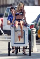 Ashley Tisdale And Sarah Hyland Bikini Candis At Photoshoot On The