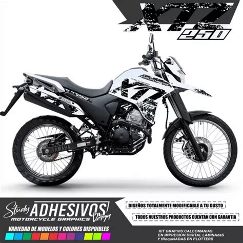 Calcomanias Yamaha Xtz Personalizadas Kit De Stickers Cuotas Sin