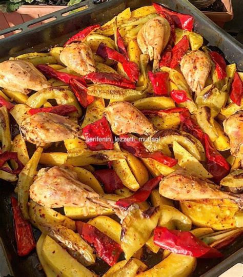 Fırında sebzeli tavuk tarifi Nefis Yemek Tarifleri