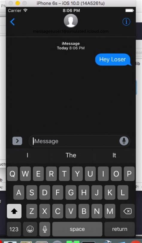 Imessage Dark Mode Template