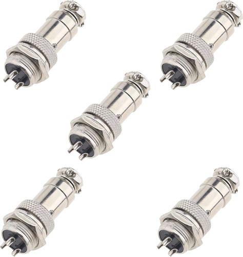 5X Connecteurs de Prise Aviation GX16 Plug Connecteur de Panneau Câbles