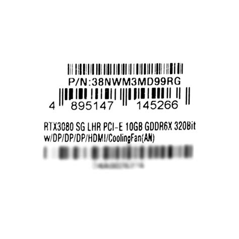 Placa de Vídeo Galax NVIDIA GeForce RTX 3080 SG 1 Click OC LHR 10GB