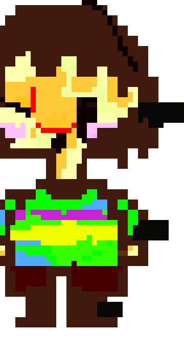 Frisk Sprite Undertale Pixel Art Maker