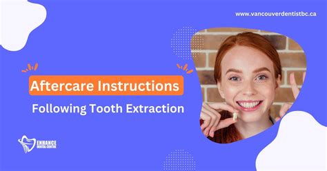Aftercare Instructions Following Tooth Extraction Enhance Dental CA