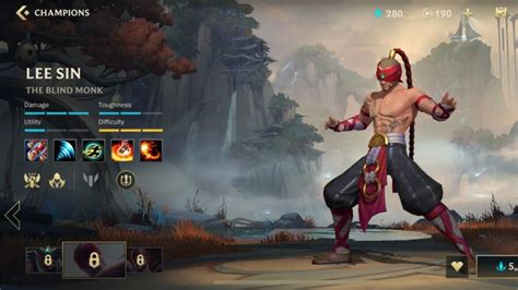 League of Legends Wild Rift Lee Sin capacités objets runes et sorts