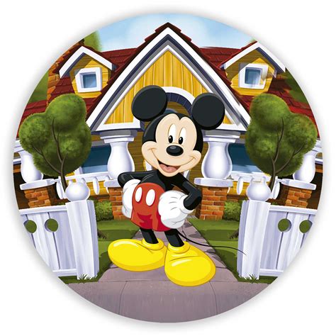 Painel Redondo Mickey Sublimado 3D Sublitex painéis sublimados