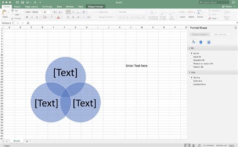 Venn Diagram On Excel Adenadrianne