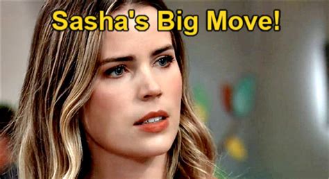 General Hospital Spoilers Sashas Life Changing News Exit Ramp Or