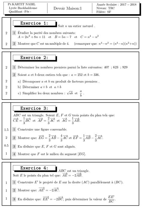 Devoir Maison De Maths Ventana Blog