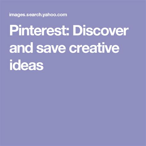Pinterest Discover And Save Creative Ideas Discover Creative Tutorial