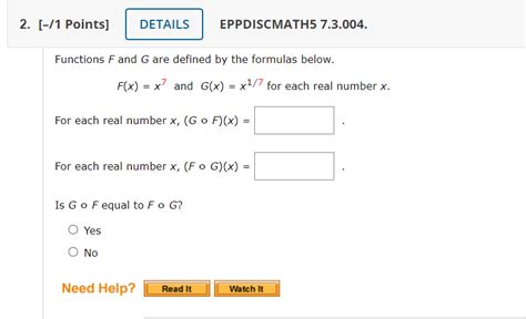 solved functions f and g are defined by the formulas below