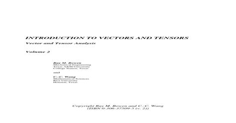 introduction to vectors and tensors vol2 [pdf document]