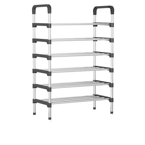Layer Shoe Rack Tier Colored Stainless Steel Stackable Shoes