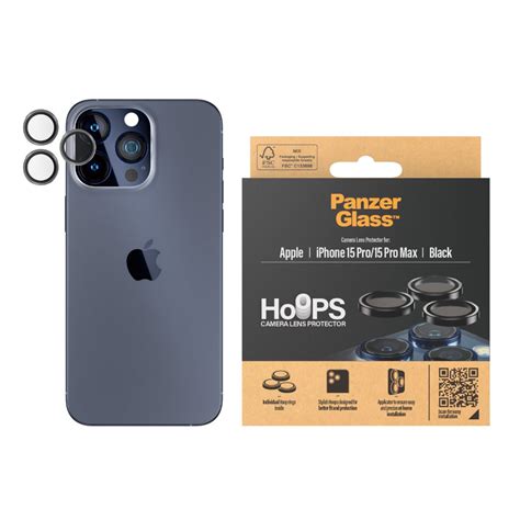Protector cámara iPhone 15 Pro 15 Pro Max Rings PanzerGlass K tuin