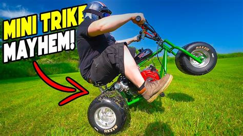 Absolutely Shredding On A Predator Ghost Mini Trike Youtube