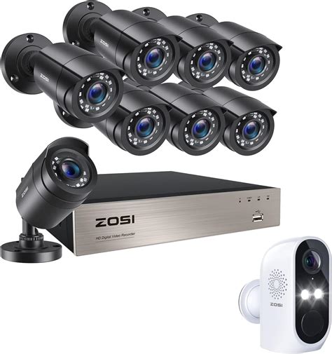Amazon ZOSI H 265 8CH 5MP Lite Home Security Camera System